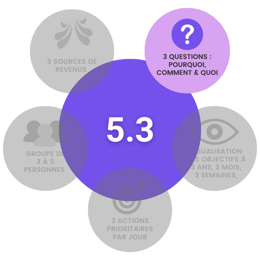 La Méthode des Cinq3 de Fabrice Boutain